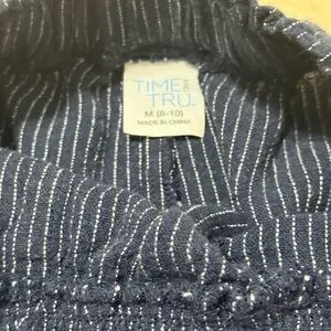 Time and Tru | Shorts | Time And Tru Navy Pinstripe Shorts Elastic ...